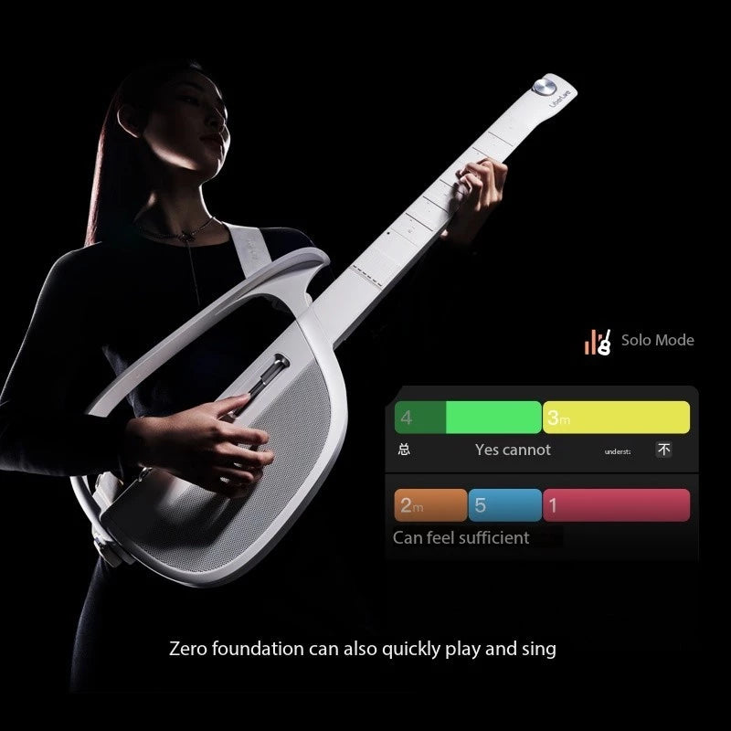 Foldable Travel Liberlive C2 Stringless Smart Guitar with Solo Mode